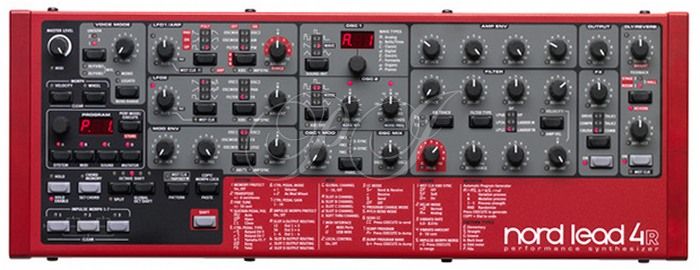 Nord Lead 4 Rack. Синтезатор Nord Lead 4 Rack: цена, фото, инструкция