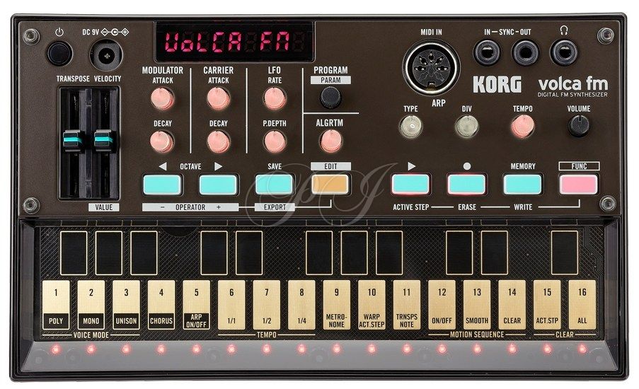 Korg Volca FM. Синтезатор: цена, фото, отзывы