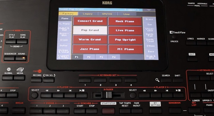 Korg PA4X. Видеоинструкция